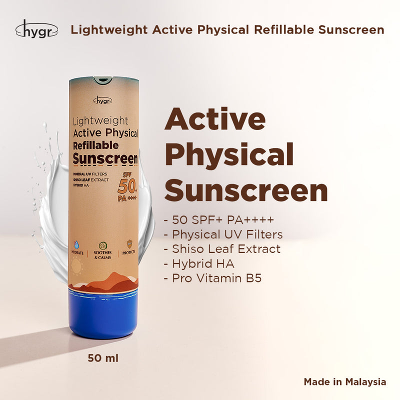 Lightweight Moisturising Active Physical Sunscreen