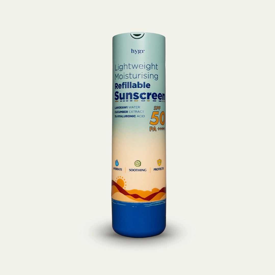 Lightweight Moisturising Hybrid Refillable Sunscreen